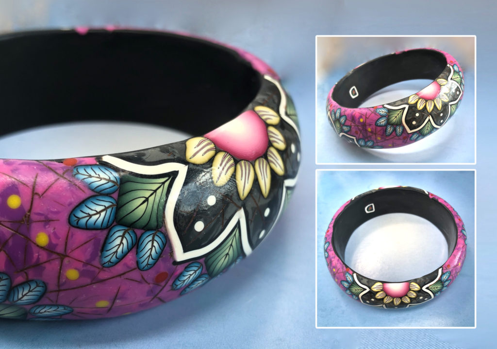 Beautiful Bangles In Polymer Clay