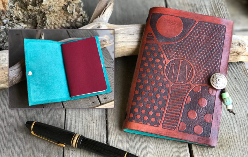 Making A Custom Designed Leather Journal With Your Silhouette Curio