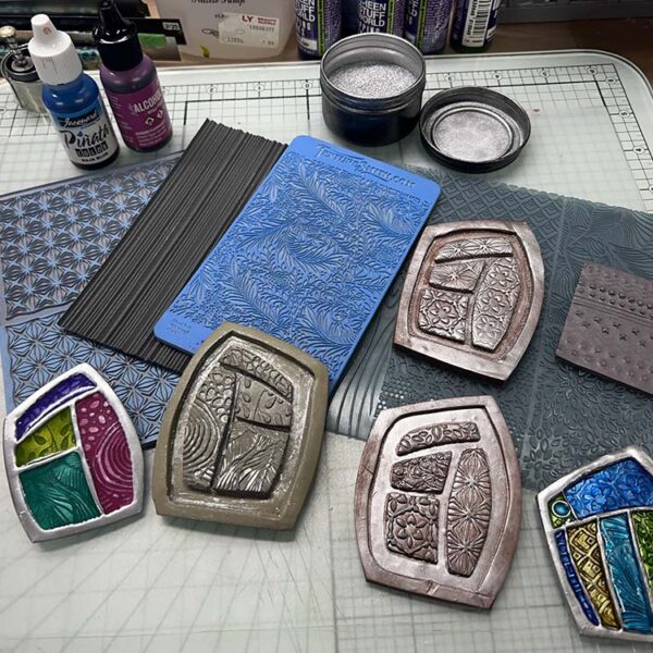 Faux Champlevé Enamel Jewelry In Polymer Clay | Craftcast